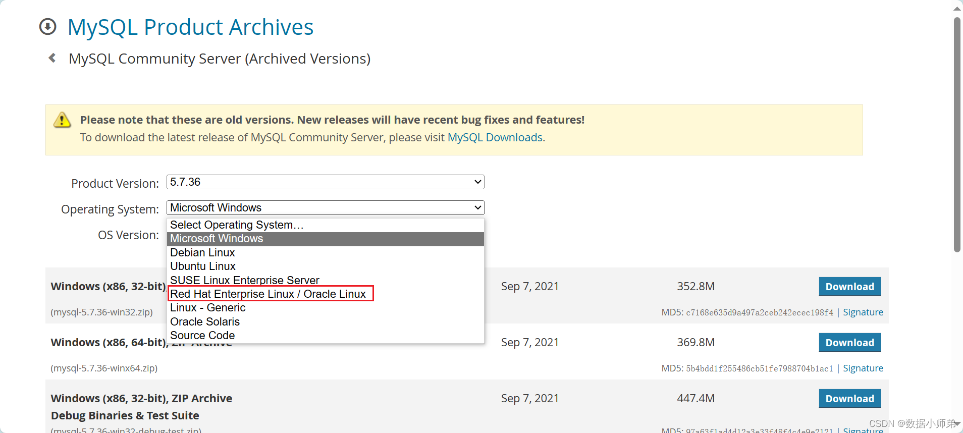 Linux（centos7）安装mysql5.7_linux 安装mysql5.7教程-CSDN博客