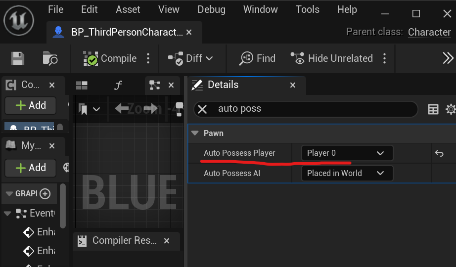 UE5运行第三人称案例，角色不受控的解决方法_ue5第三人称角色控制不了-CSDN博客