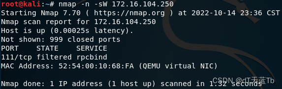 nmap扫描渗透测试1_nmap tcp扫描-CSDN博客