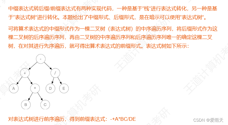 求前缀表达式-CSDN博客