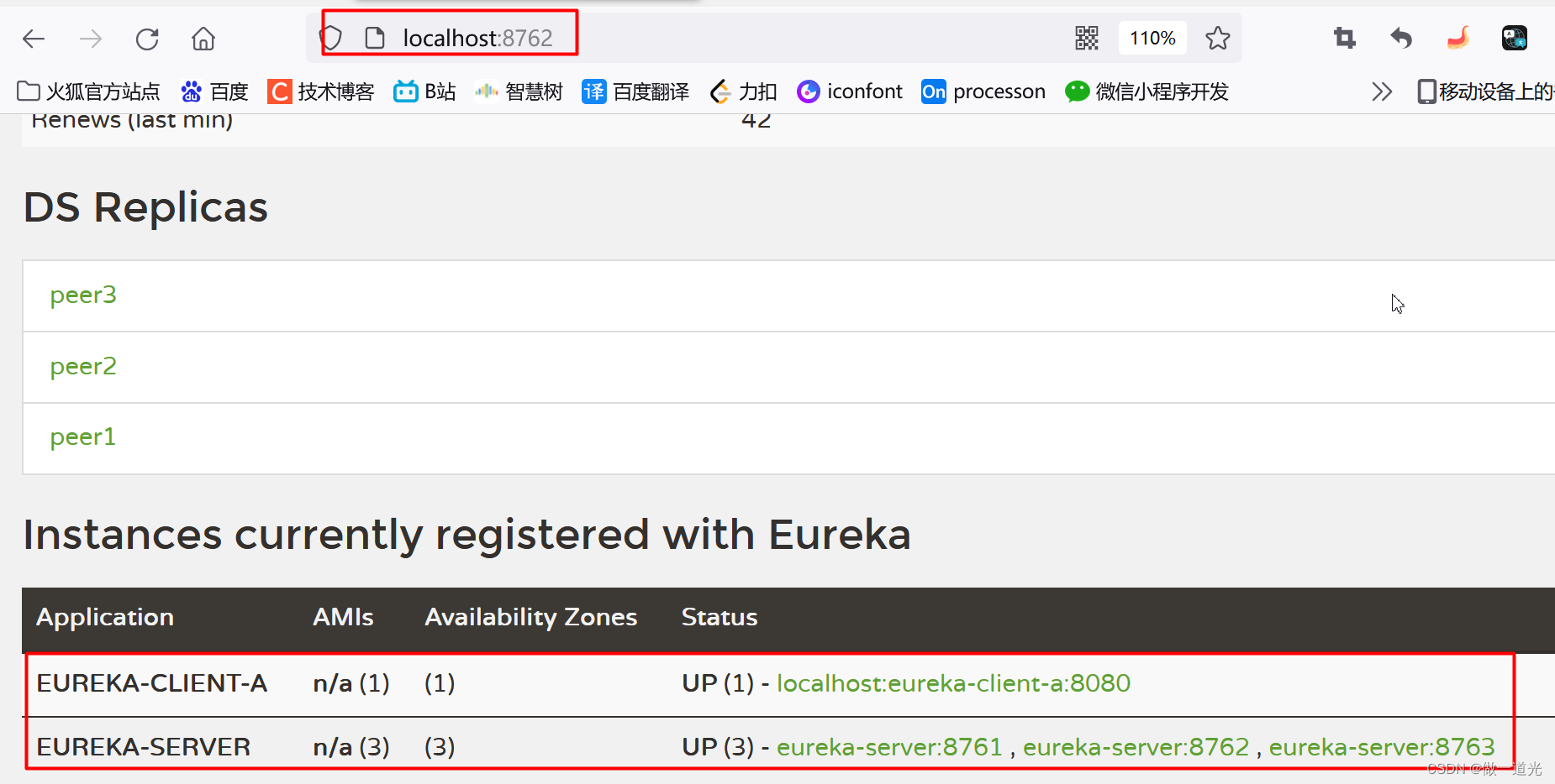 4.构建高可用的 Eureka-Server 集群（springcloud）_eureka高可用集群-CSDN博客