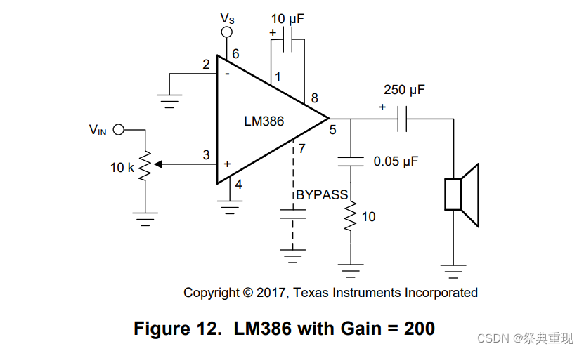 基于LM386的功率放大电路的设计_multisim同向放大器,闭环增益为50-CSDN博客
