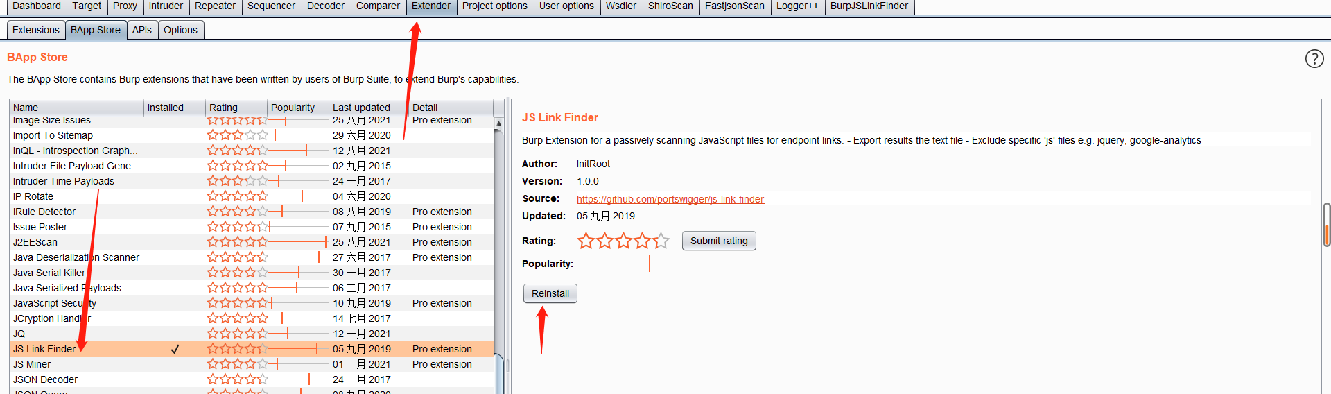 burpsuite中常用插件_burpjslinkfinder-CSDN博客