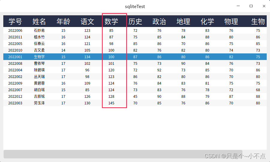 QTableView对自定义的Model排序_qtableview设置model-CSDN博客