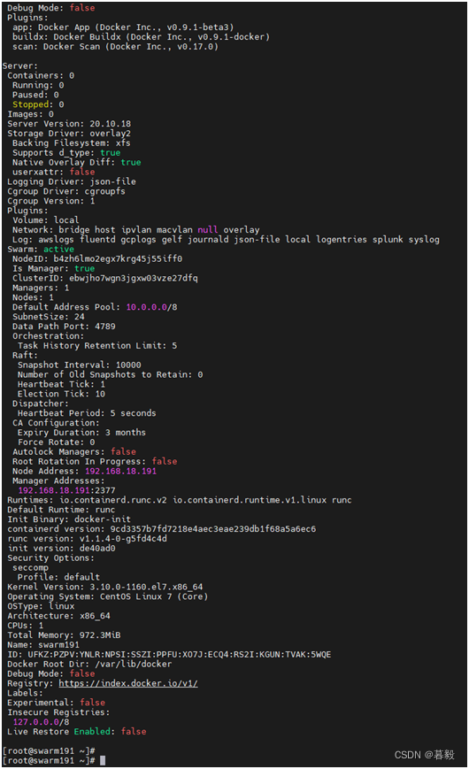 Docker基础30--6.4 Docker三剑客之Swarm_docker orchestrator-CSDN博客