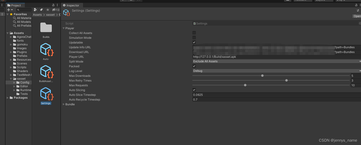 学习记录：Unity使用Xasset结合CDN动态加载模型_unity xasset-CSDN博客