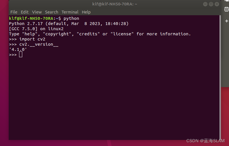 在ubuntu18 04安装opencv4 1 0 如何只通过指令安装opencv4 1 Csdn博客