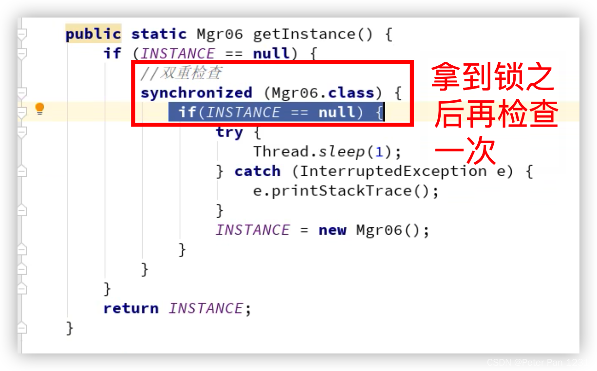 设计模式学习笔记一 单例模式 Csdn博客