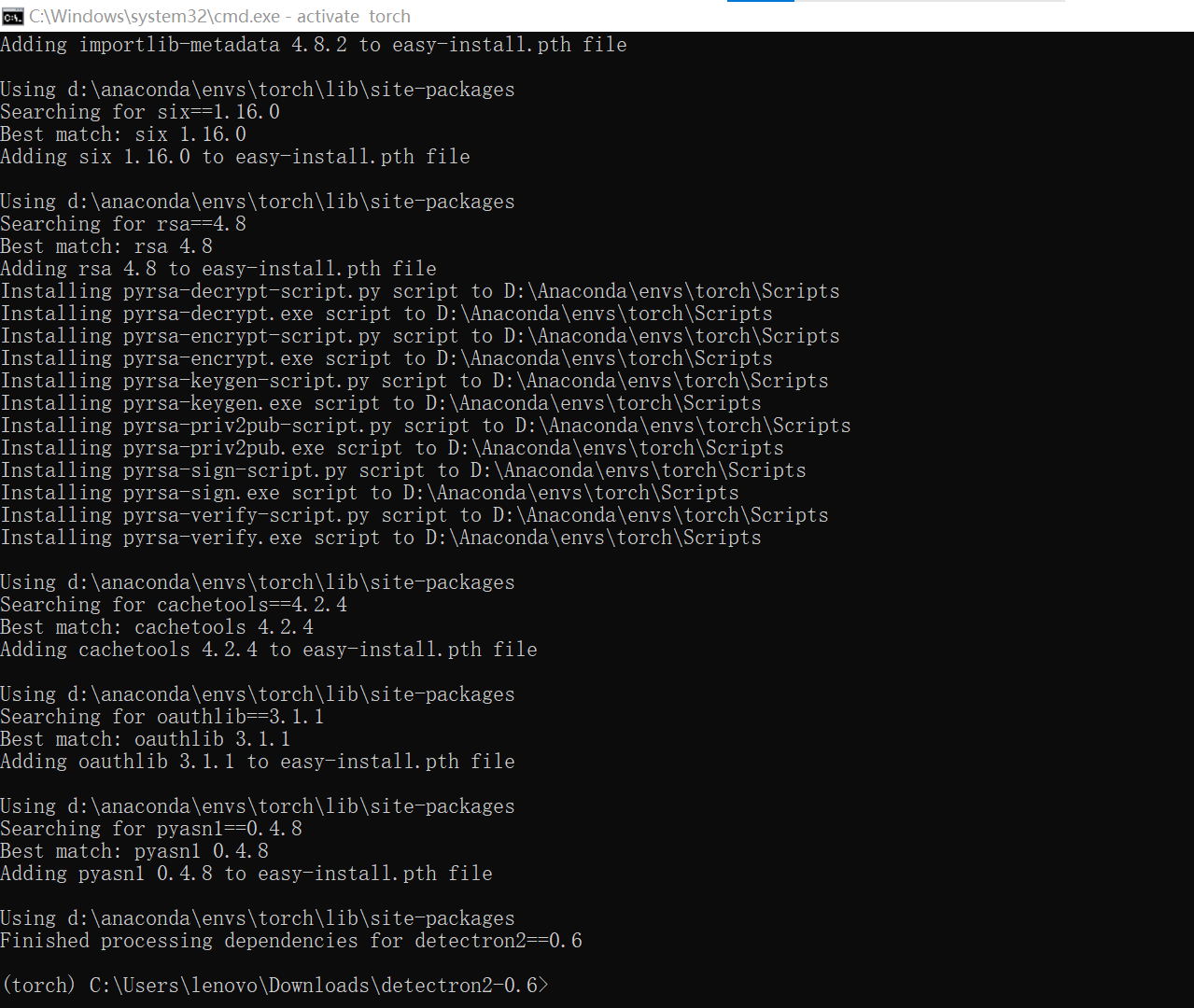 detectron2安装在win10并运行测试--呕心沥血教程_detectron windows_Discipline※的博客-CSDN博客