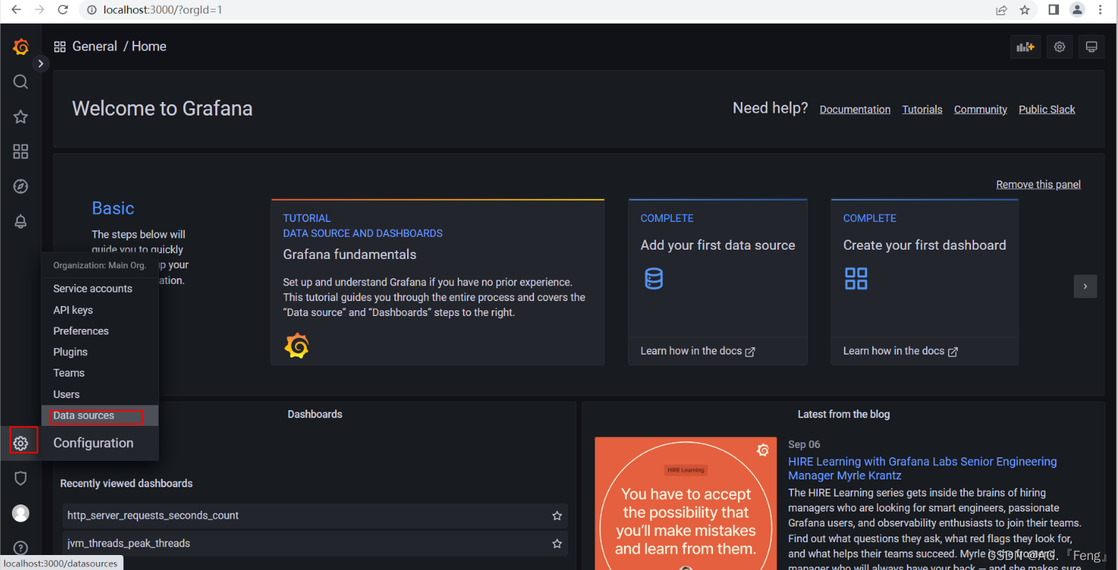 Springboot应用接入prometheus Grafana Springboot接入prometheus Grafana Csdn博客