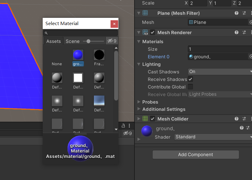 unity案例 RollABall（1）之创建地面_unity把plane当地面-CSDN博客