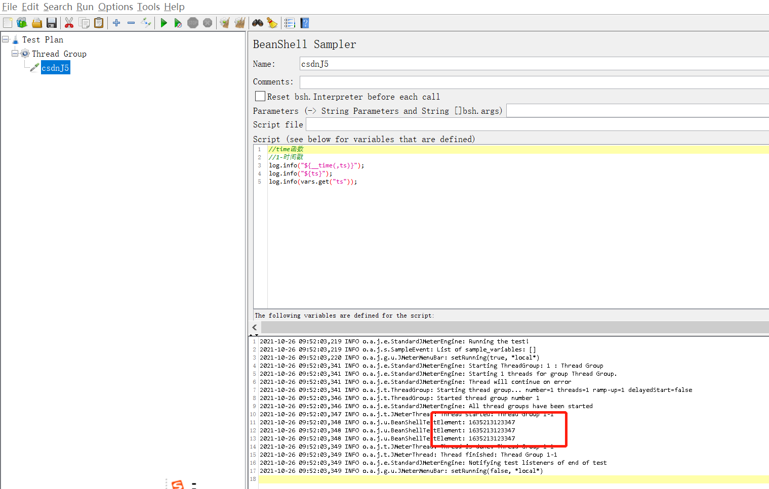 JMETER's book will not teach you (5) -The time parameterization Time function - Programmer Sought