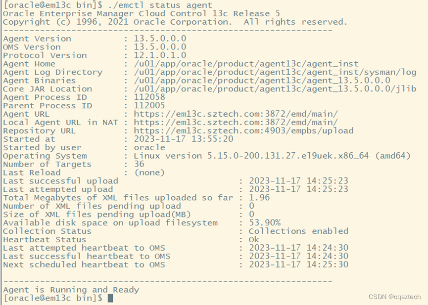在Oracle Linux/RHEL 9.2 安装 Oracle 19c+ EM13c_oracle emcc 下载-CSDN博客
