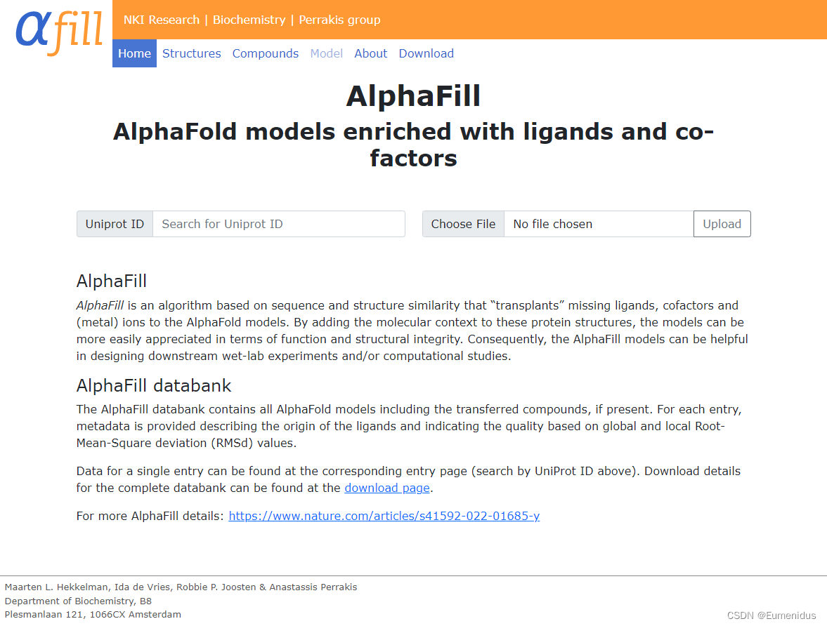 AlphaFill: AlphaFold预测结构与小分子互作数据库-CSDN博客