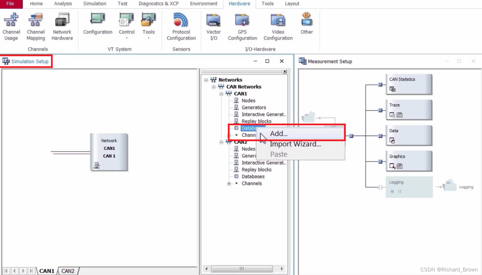 CANOE 入门使用教程【一】------新建工程_canoe使用教程-CSDN博客