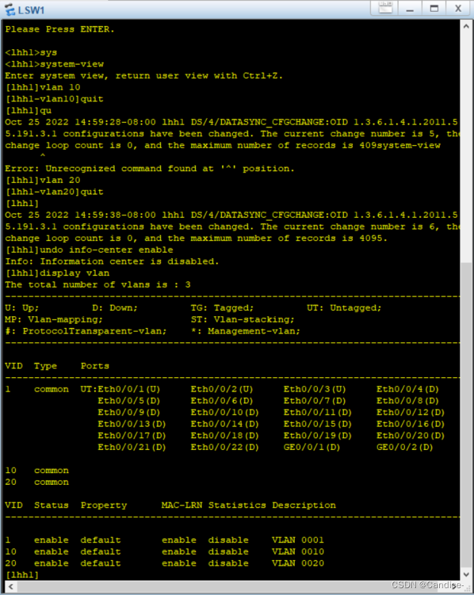 使用ENSP完成虚拟局域网（VLAN）配置 的实验_enspvlan配置实验报告-CSDN博客