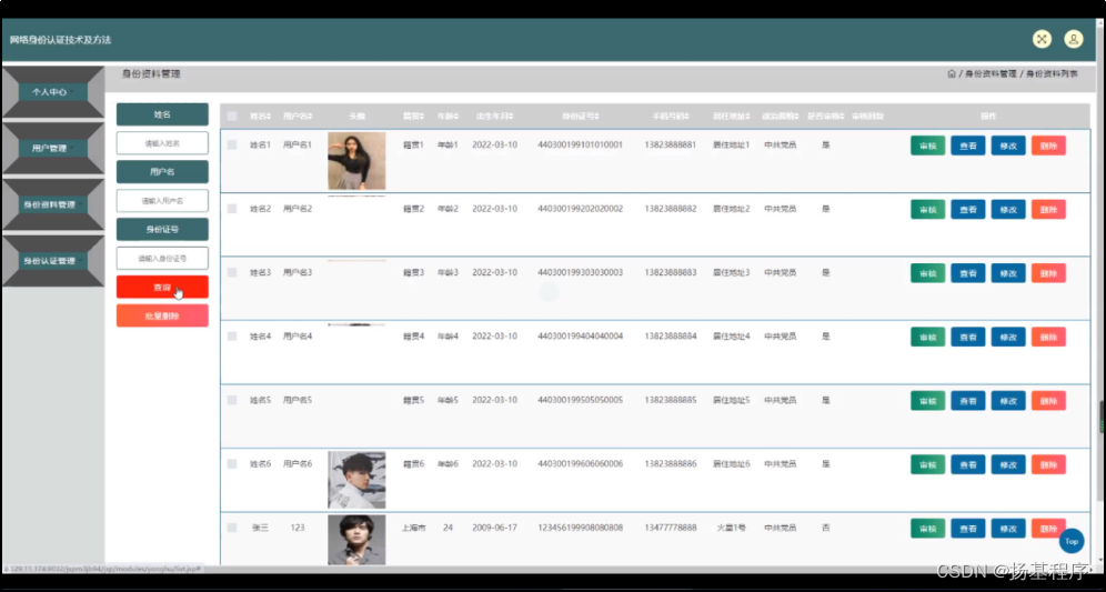 java/jsp/ssm网络身份认证技术及方法【2024年毕设】_java网络身份认证系统-CSDN博客