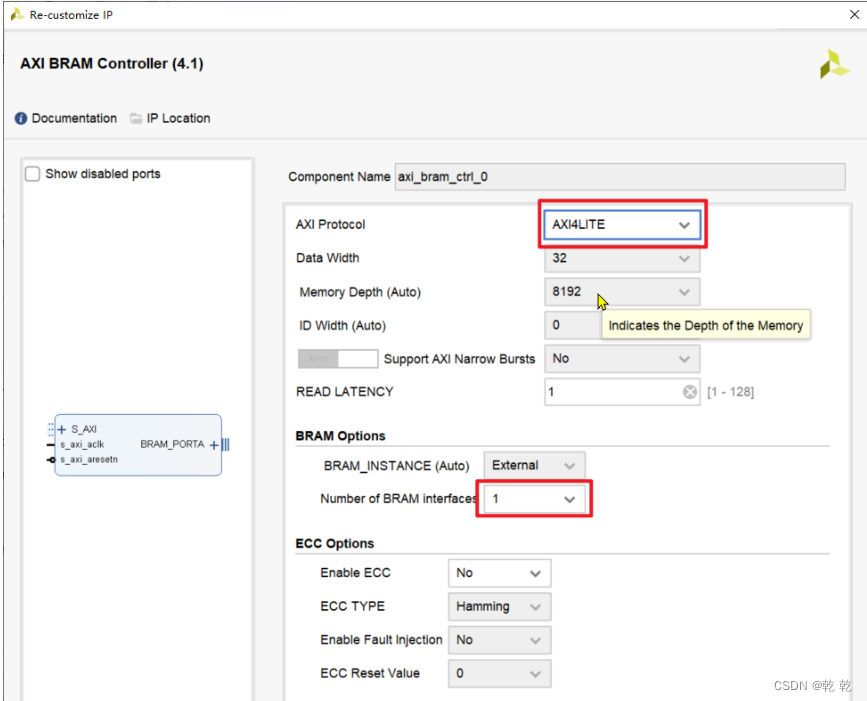 AXI4-Lite 协议读写 BRAM 并仿真验证_axi bram controller-CSDN博客