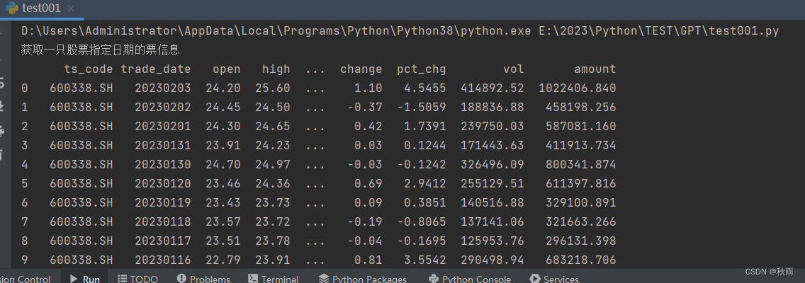 Tushare使用_tushare token无效-CSDN博客