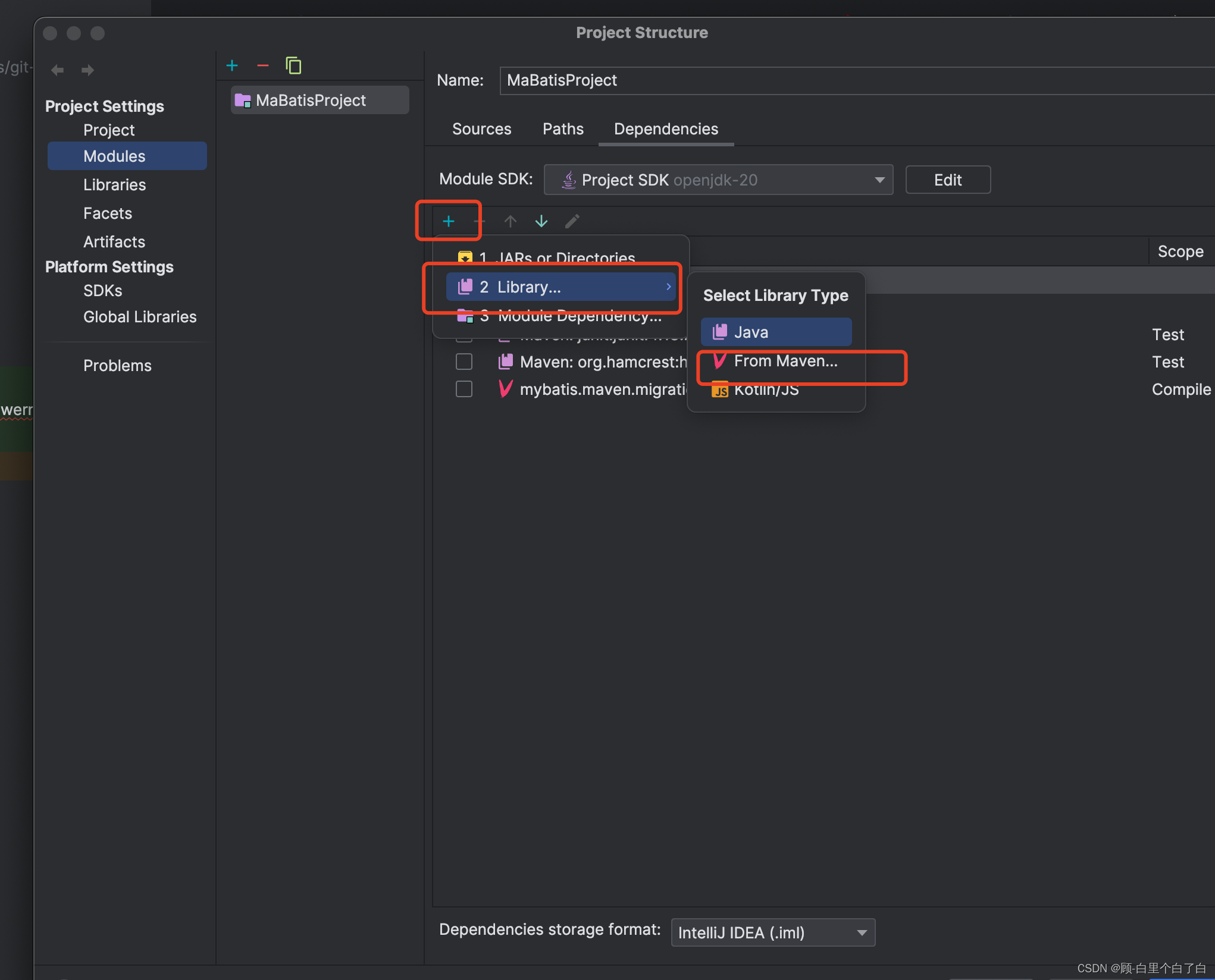 MyBatis框架：org.apache.ibatis.io.Resources导包时爆红解决方案；_import org.apache.ibatis导包错误-CSDN博客