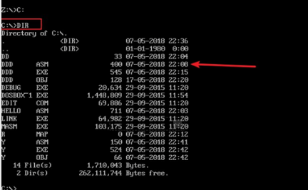 汇编语言--使用DOSBox写一个HelloWorld_dosbox写hello world-CSDN博客