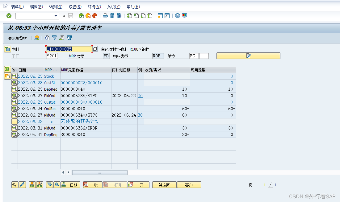 SAP MTS/ATO/MTO/ETO专题之九：M+M模式前后台操作，策略用50，提前准备原材料和半成品_sap mto配置-CSDN博客