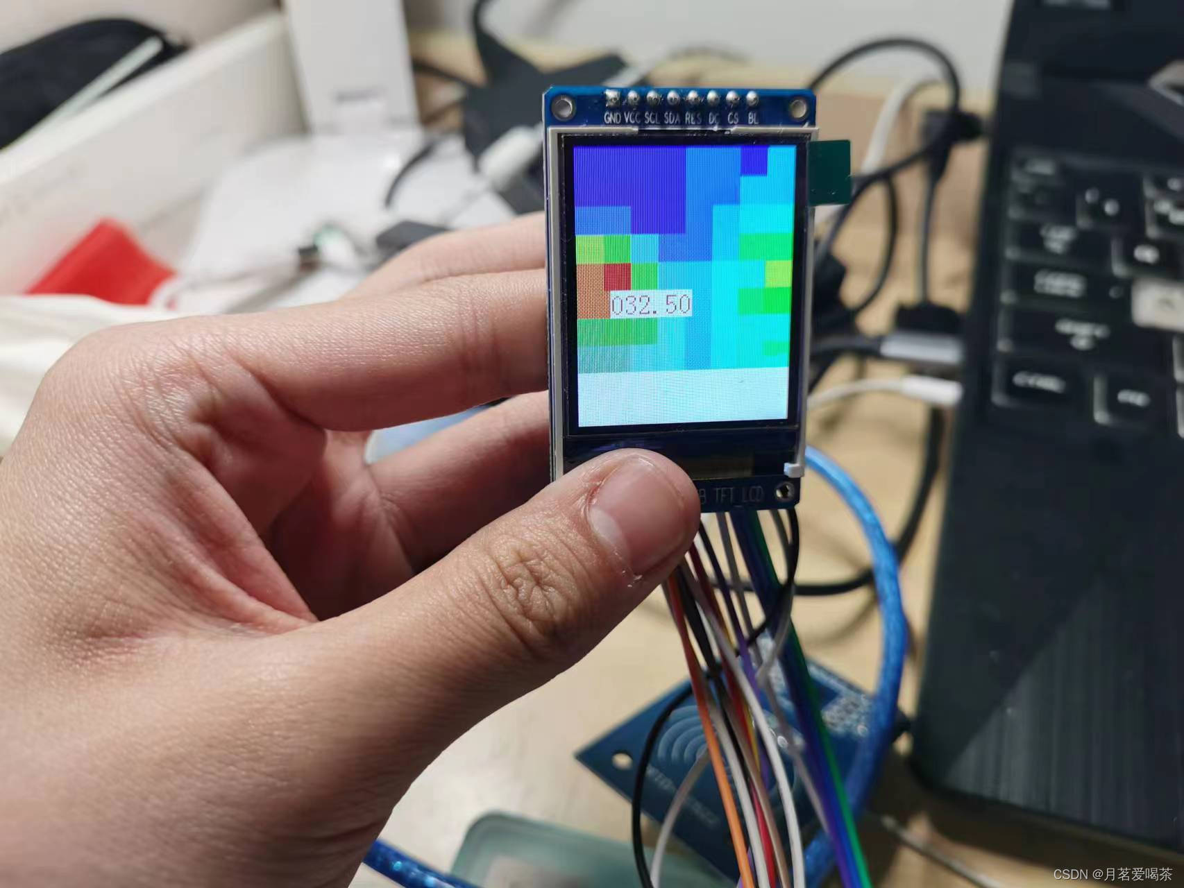 基于STM32和AMG8833的DIY热成像-CSDN博客