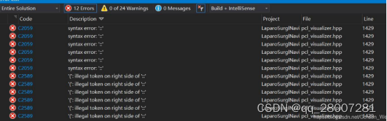 vs2019 mfc pcl 报错解决方法总结_vs2019 mfc 提示无法打开-CSDN博客