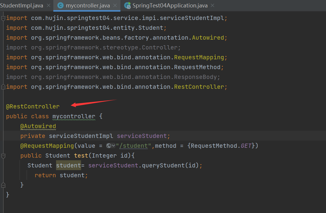 javax.servlet.ServletException: Circular view path [student]: would dispatch back to the current ...