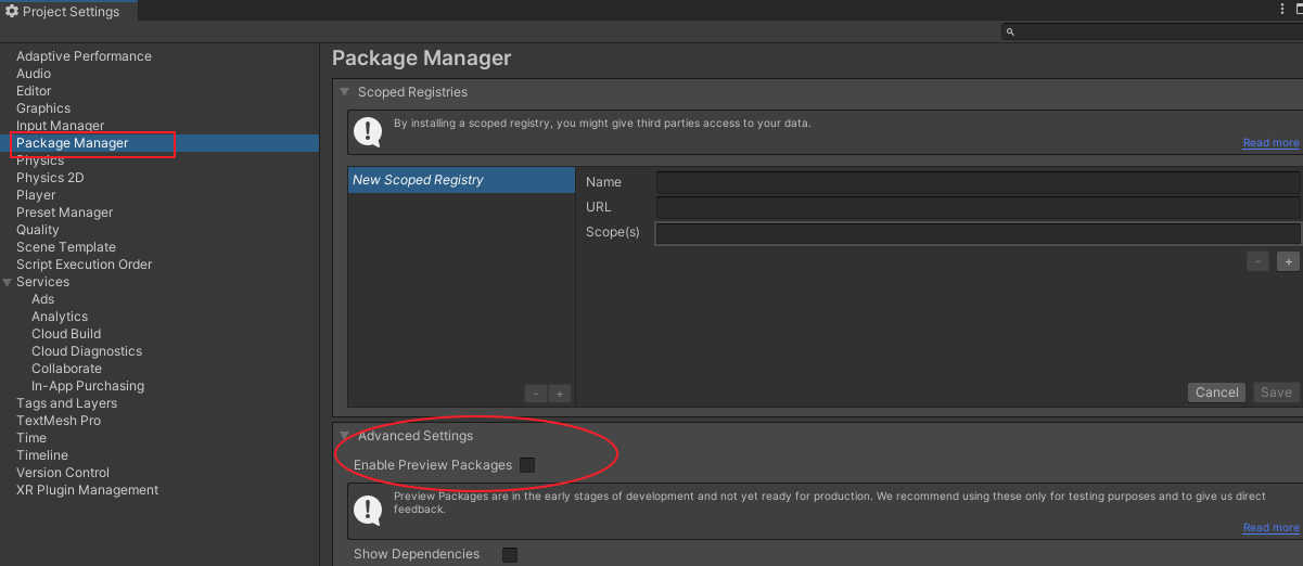 Unity2020.3下载Preview Packages_unity preview packages in use-CSDN博客