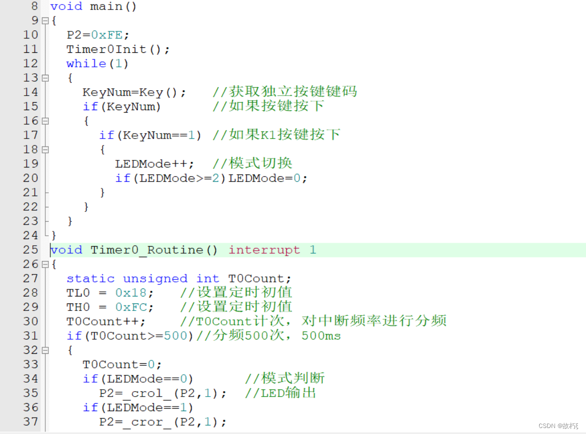 51单片机学习笔记 Csdn博客