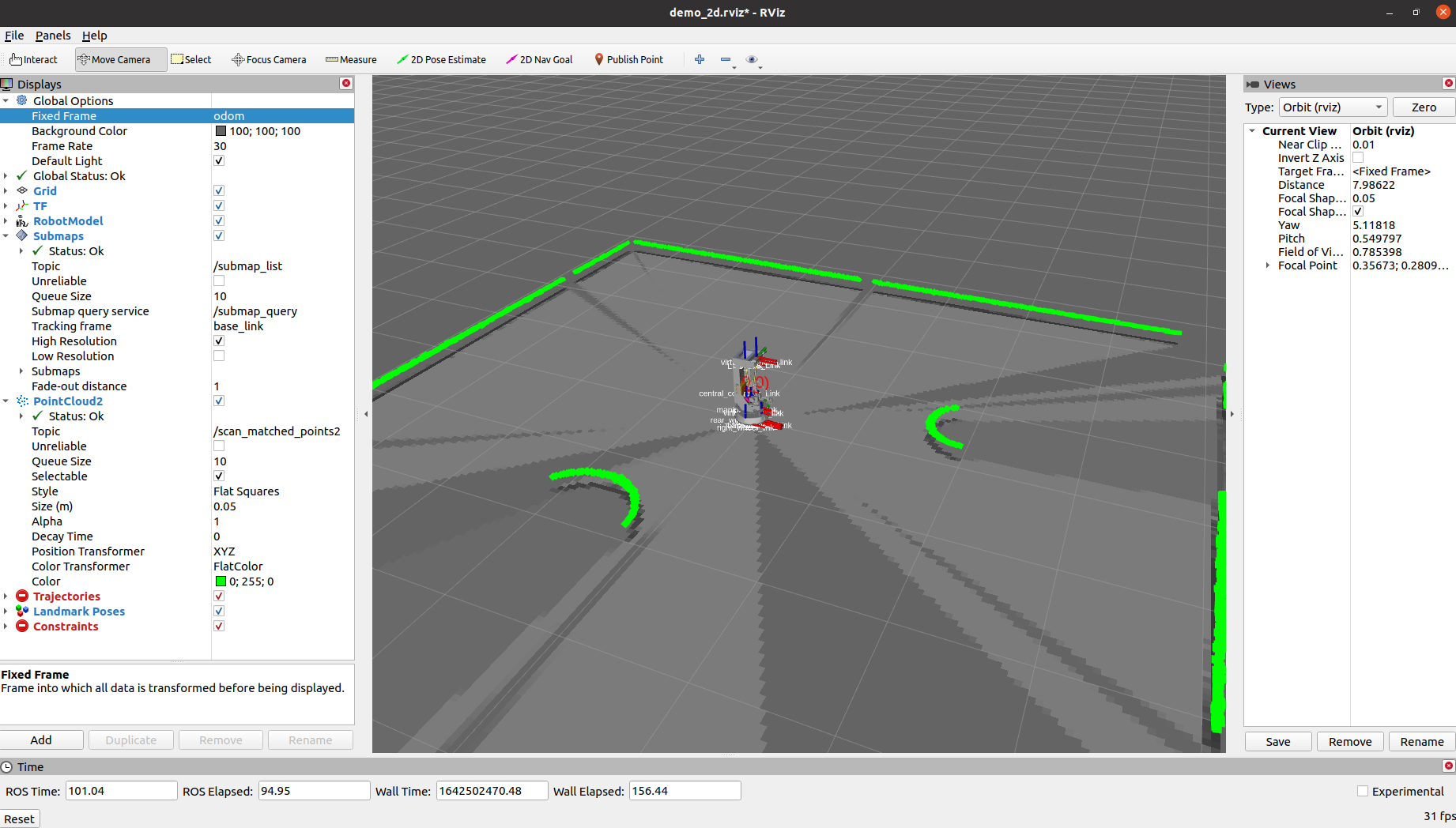 【踩坑记录】仿真环境使用小车进行Cartographer 2D Slam&关于多工作空间下source的使用_gazebo+cartographer2d-CSDN博客