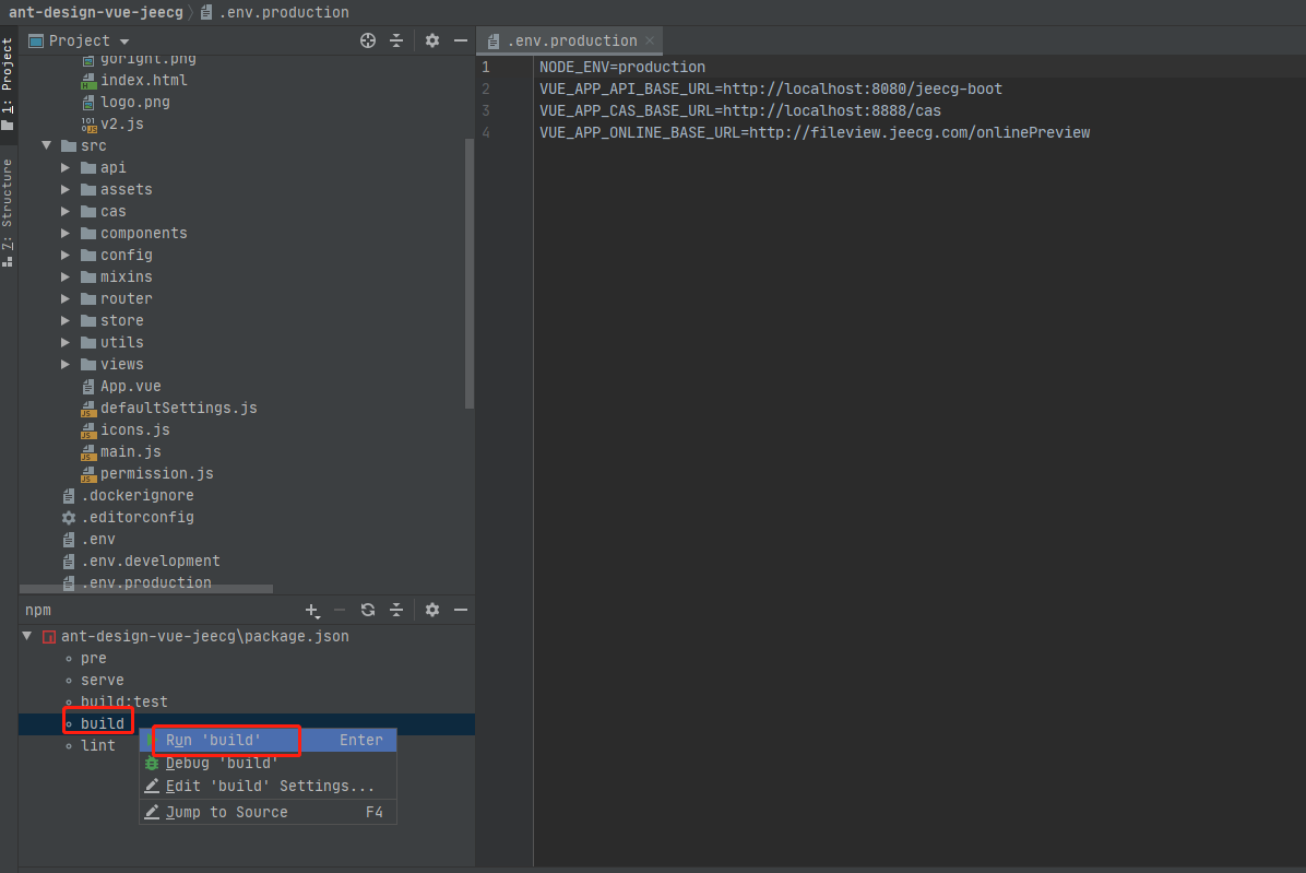 jeecg单体启动_jeecg本地启动只有系统管理-CSDN博客
