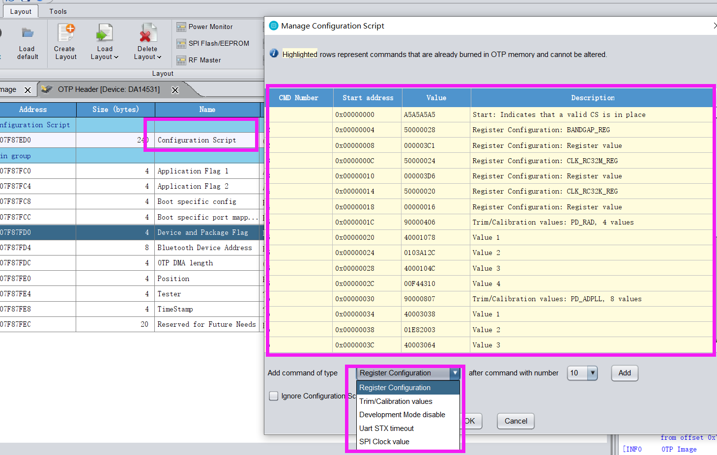 BLE芯片DA145XX系列：OTP读写、OTP Header_otp读写控制-CSDN博客