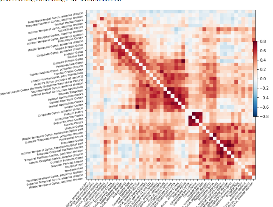 Nilearn从大脑图谱中提取时间序列及制作功能连接_python根据矩阵画脑功能连接图-CSDN博客