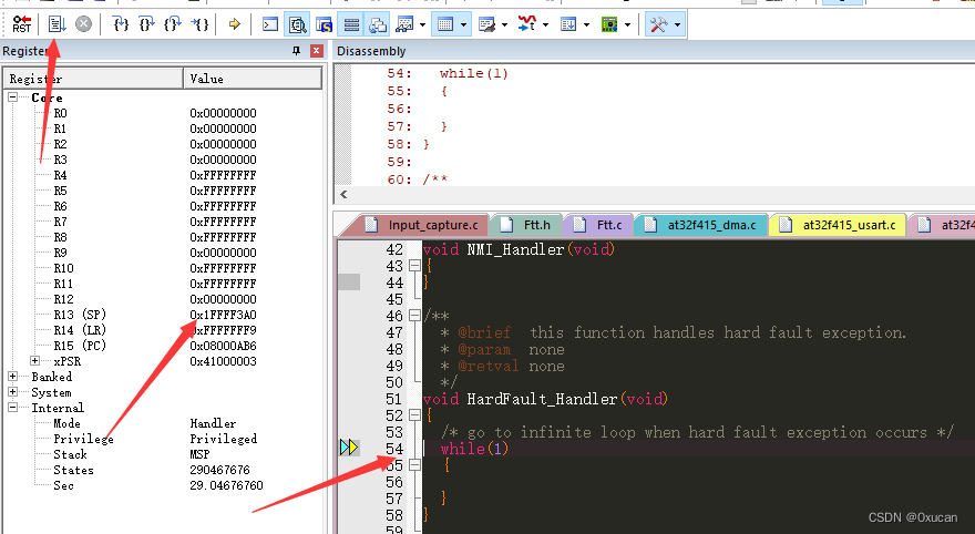 利用keil中debug的功能找出栈溢出的bug_怎么用keil看堆栈是不是溢出-CSDN博客