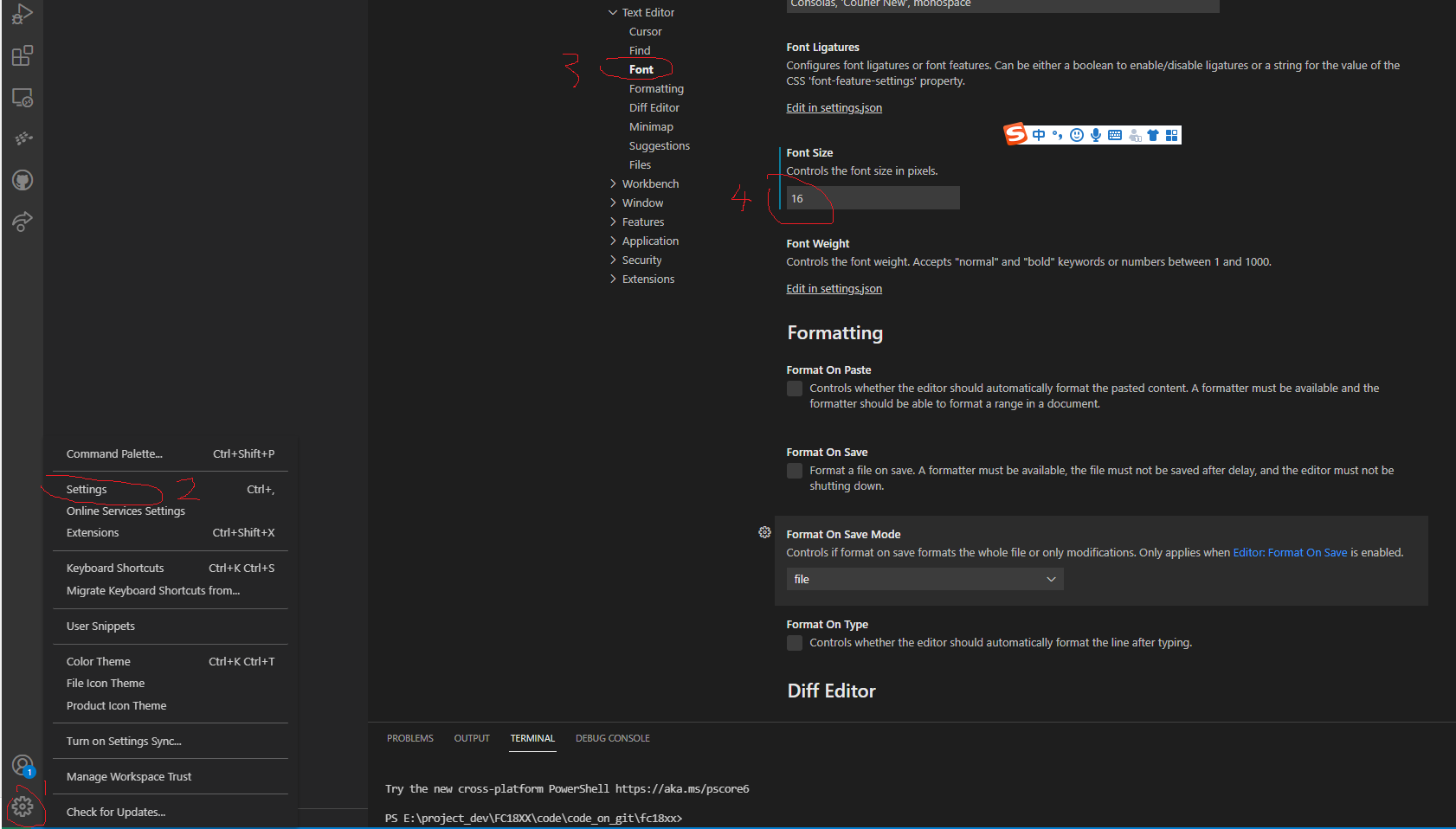 Vs Code Font Settings Programmer Sought 