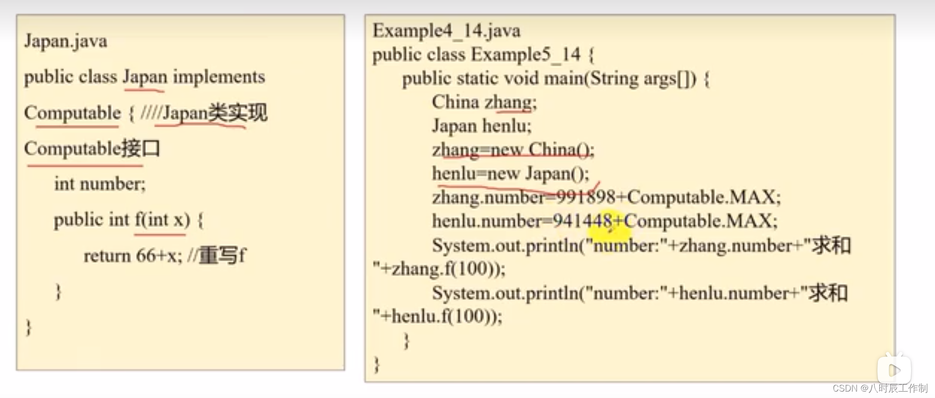 Java继承与接口java 继承和接口 Csdn博客 