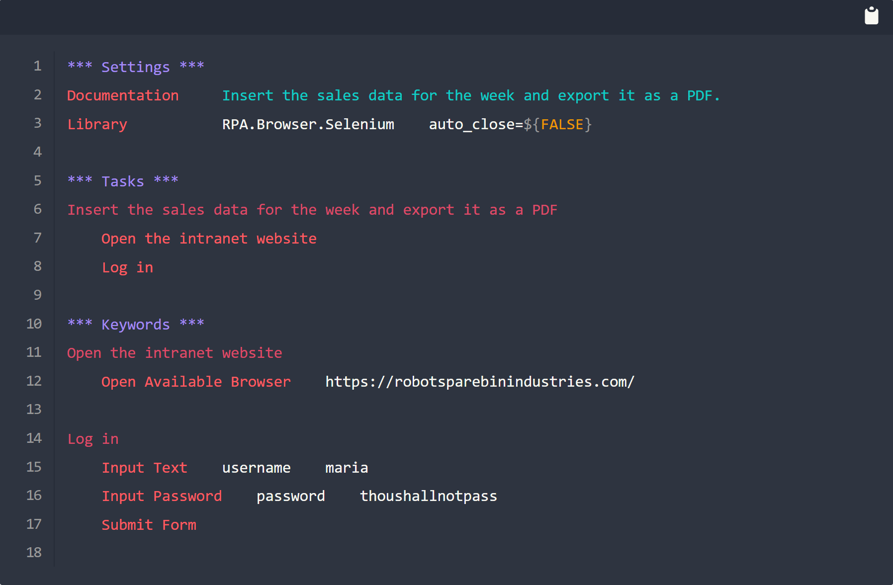 Robocorp+Robot Framework学习记录【初学者课程：一级课程】-CSDN博客