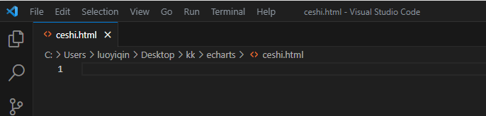 vscode中Echarts的直接使用---Windows系统_在vscode中运行echarts-CSDN博客