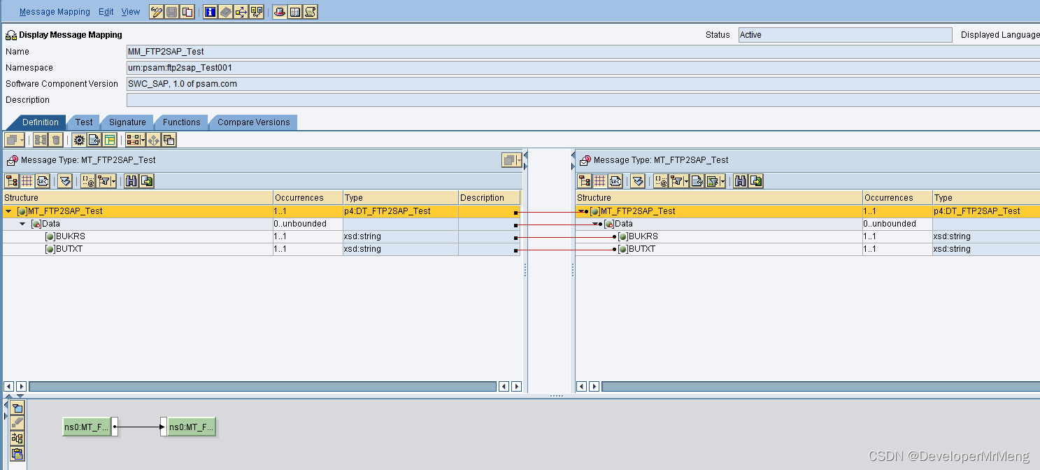 Sap Pipo File2soap 发送方使用content Conversion将文本格式转换为xml格式sap Po File Csdn博客