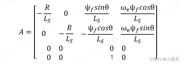 小猫爪：PMSM之FOC控制13-搭建EKF观测器_foc ekf-CSDN博客