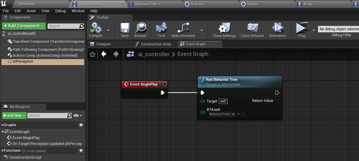 UE4 AI行为树笔记()_ue4 blackboard-CSDN博客