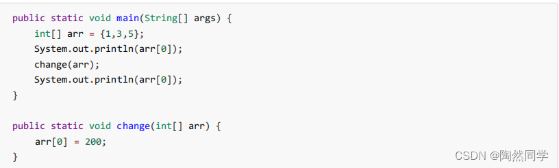 【java】数组的常见操作以及数组作为方法参数和返回值 Csdn博客