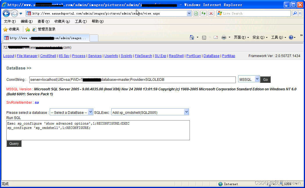 Microsoft Sql Server 2005提权 Ms Sql Server2005 Csdn博客