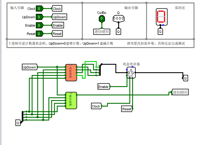FSM有限状态机设计（Logisim）_完成6进制递增计数器的状态转换组合逻辑的设计。-CSDN博客