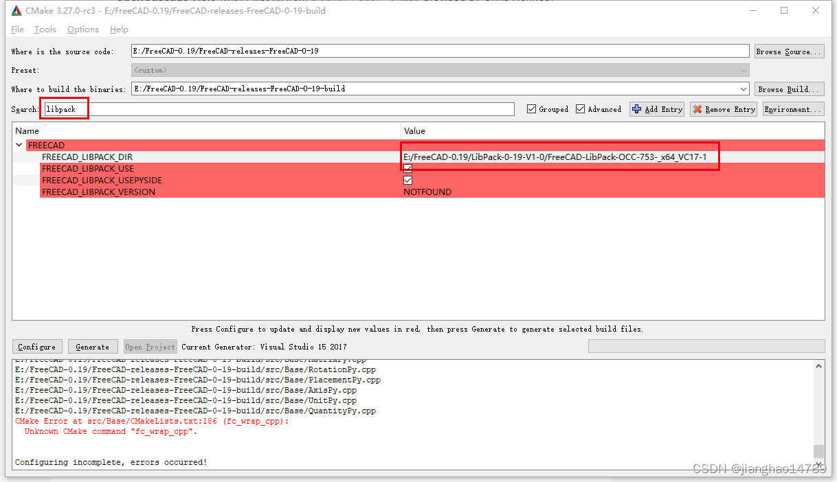FreeCAD-0.19编译记录_libpack-CSDN博客
