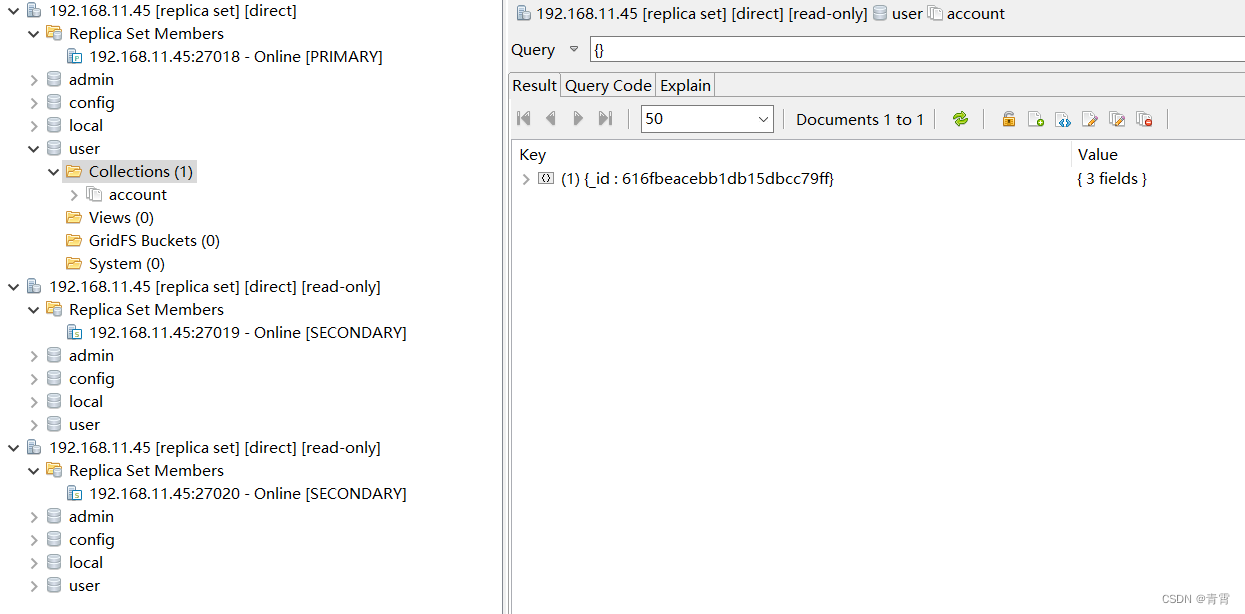MongoDB-复制（副本集）_mongo --replset rs0-CSDN博客