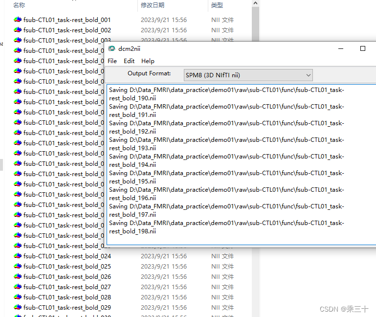 【Fmri入门学习01】将fMRI 4D-nii文件转化为3D-nii文件_matlab nii的4d转3d-CSDN博客