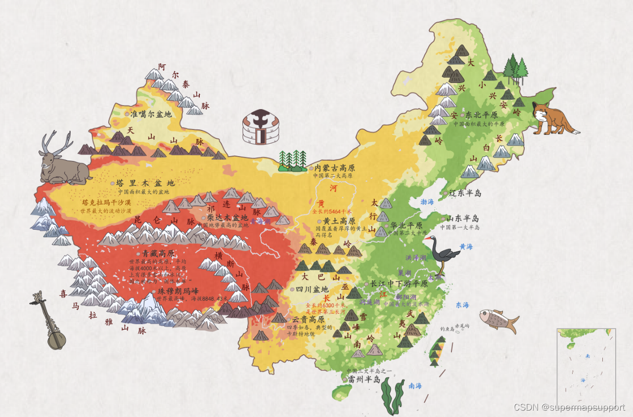 SuperMap iDesktopX 配置制作卡通风格地图技巧教程_什么软件可以生成卡通地图-CSDN博客